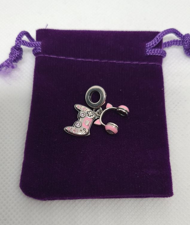 Gamer Girl Charm für Pandora Armband Silber S925 (Neu (gemäss ...