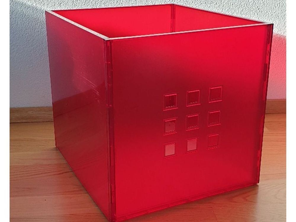 zwei Kallax Kisten rot / Lekman Box | Acheter sur Ricardo