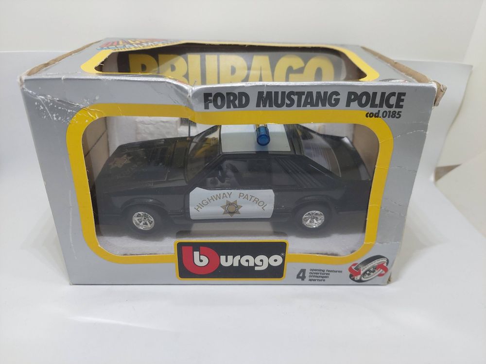 1:24 Ford Mustang Police Bburago Burago Vintage (Usato) a Cugnasco per ...