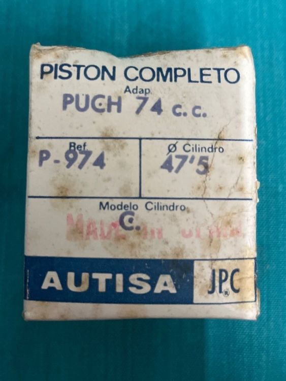 Kolben Piston Puch Maxi S & N Autisa Monza 47,5 Bolzen 12mm (Neu ...