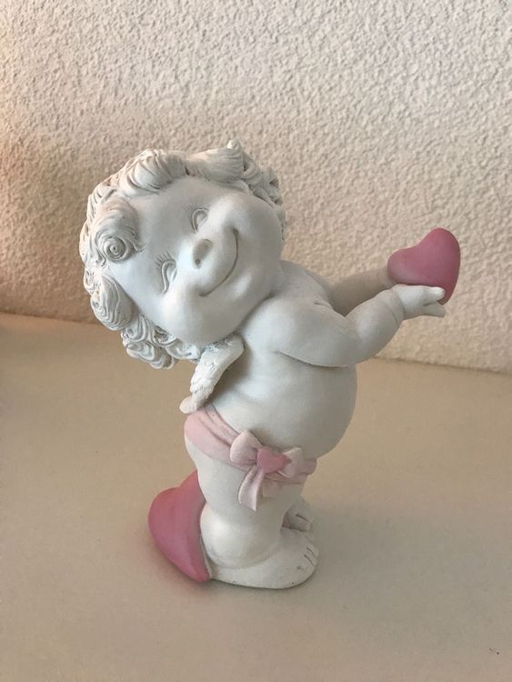 Lustiges Engelmädchen Engel mit Herzchen | Kaufen auf Ricardo