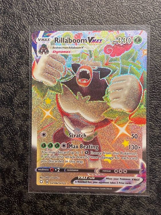 Rillaboom VMAX Full Art Shining Fates | Kaufen auf Ricardo
