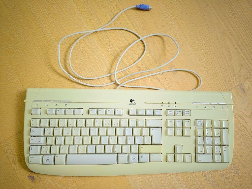 Nostalgie pur: Logitech Internet 350 Keyboard - Sammlerstück (Gebraucht ...