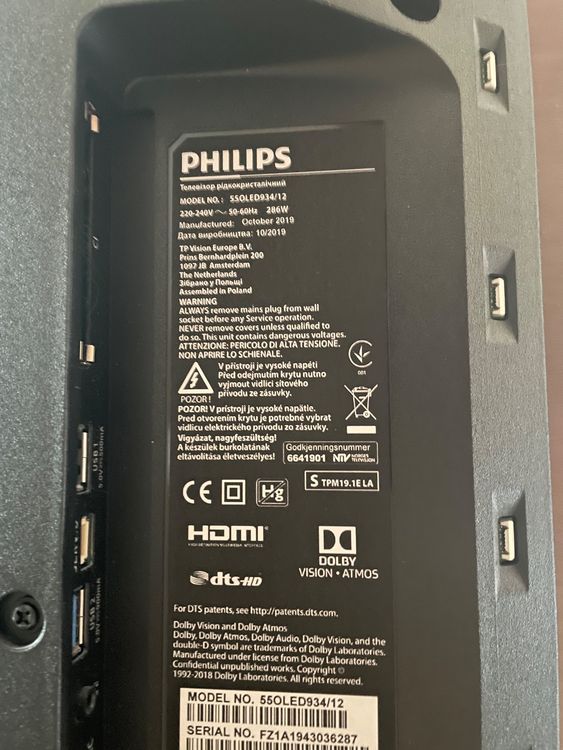 PHILIPS MODEL NO 550 LED (Gebraucht) in Madetswil für CHF 174 – nur ...