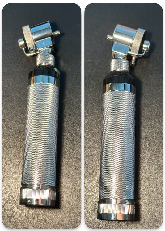 Vintage Heine Otoskop mit Lupe und originaler Schatulle (Gebraucht) in ...