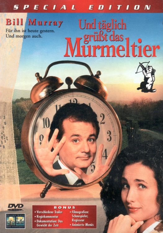 DVD: Und täglich grüsst das Murmeltier (mit Bill Murray) (Gebraucht) in ...