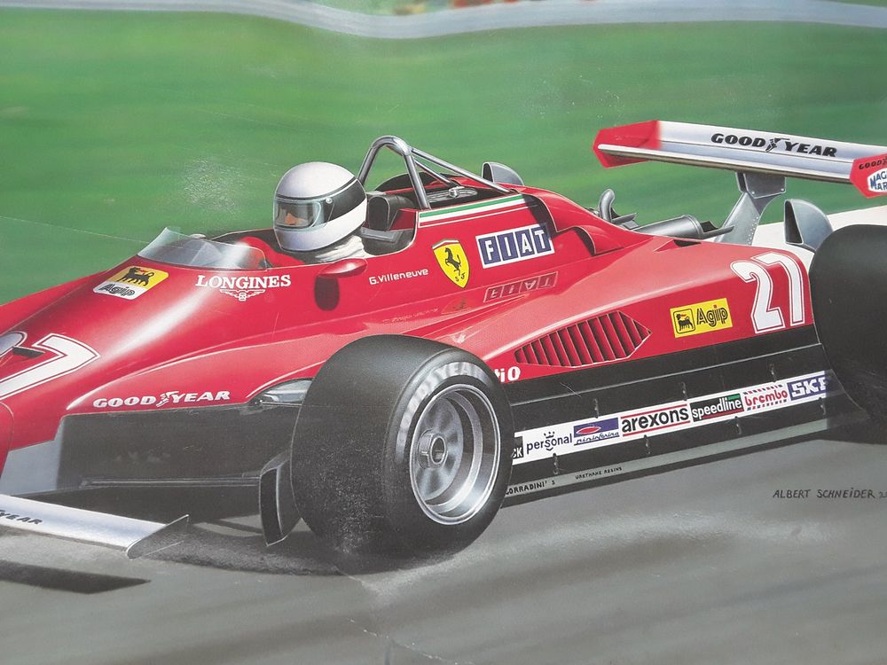 Modellauto _ Ferrari 126 C2 _ Villeneuve _ Revell _ 1:18 (Neu (gemäss ...