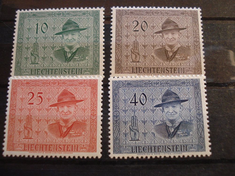 Liechtenstein Satz 1953, Pfadfinderkonferenz ** (Gebraucht) in Niederwil AG für CHF 4.8 – mit ...