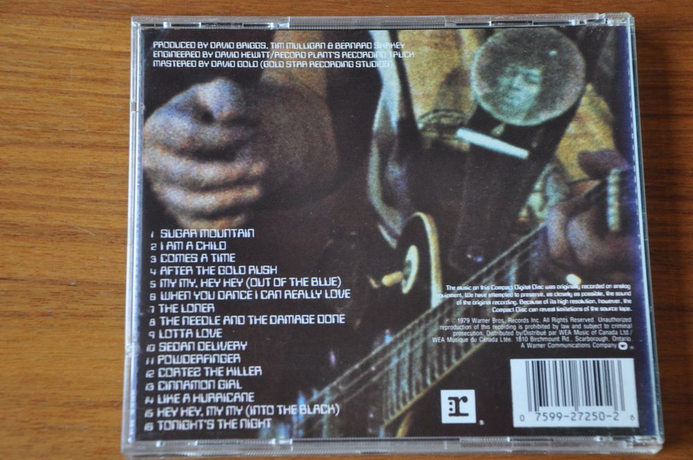 Neil Young: Live Rust (CD; 1979) (Gebraucht) in Basel für CHF 3 – mit ...