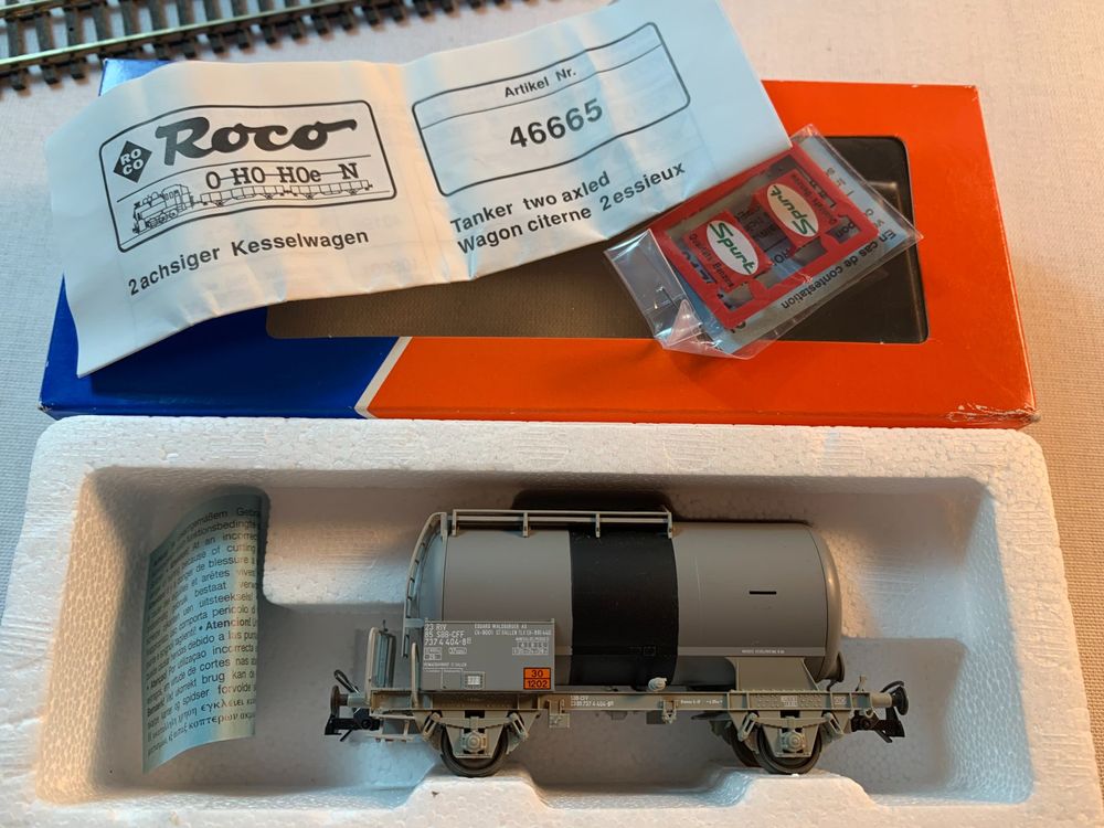 Roco 46665, SBB, Kesselwagen, GS, H0, OVP (Gebraucht) in Hombrechtikon ...
