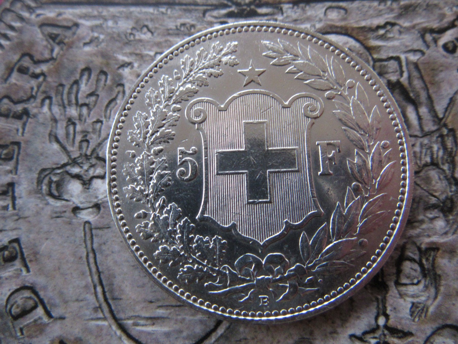 5 FRANKEN 1916 SCHWEIZ AG 900 22,ooo STK (D'occasion) à châtelaine pour ...