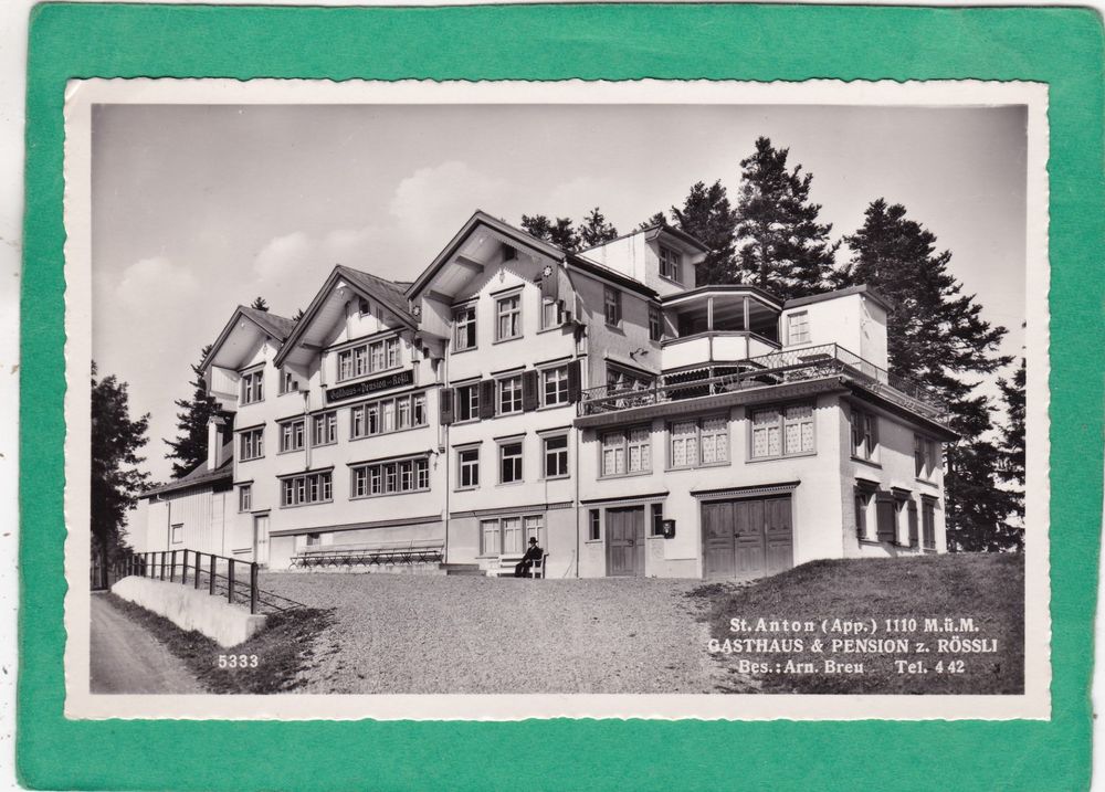 St Anton Ai Oberegg Gasthaus Rössli 1947 Kaufen Auf Ricardo