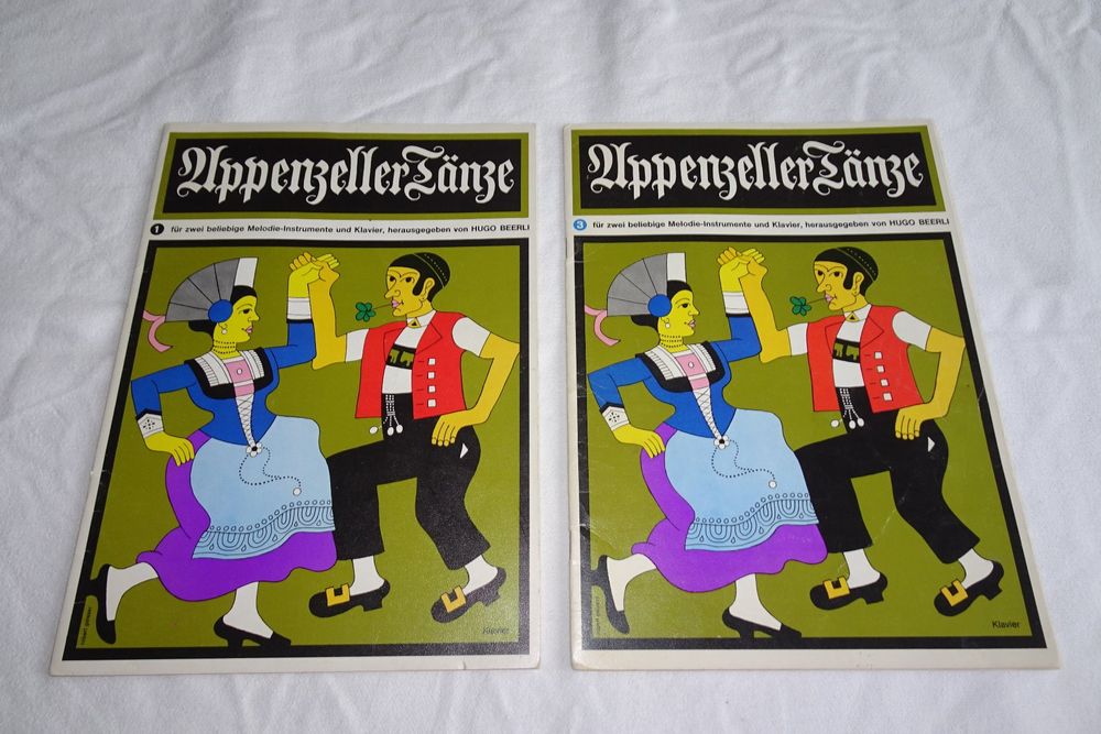 2 Notenhefte mit Appenzeller Tänzen für Melodieinstrumente | Kaufen auf ...