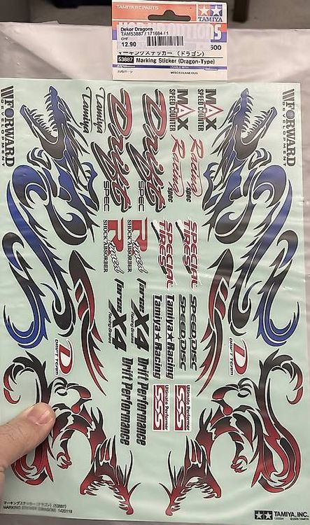 Tamiya sticker Dragons (Gebraucht) in Wohlen AG für CHF 49 – mit Lieferung auf Ricardo kaufen