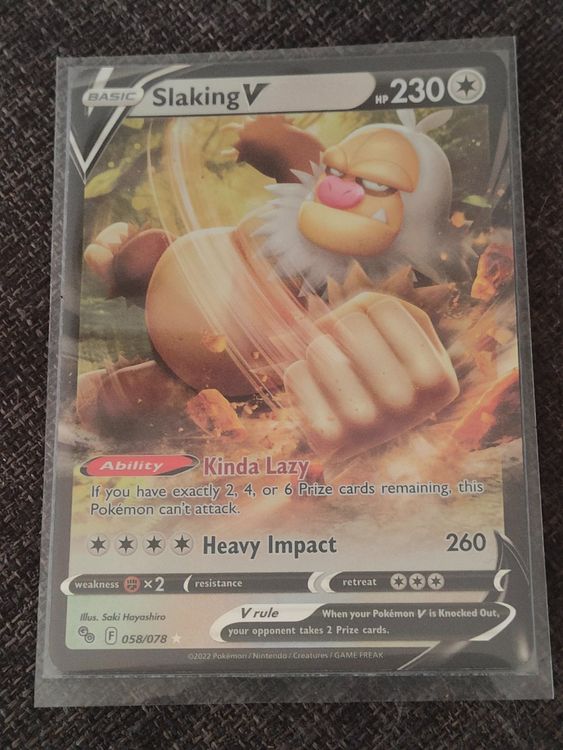 PGO 058 Slaking V EN Pokemon GO | Kaufen auf Ricardo