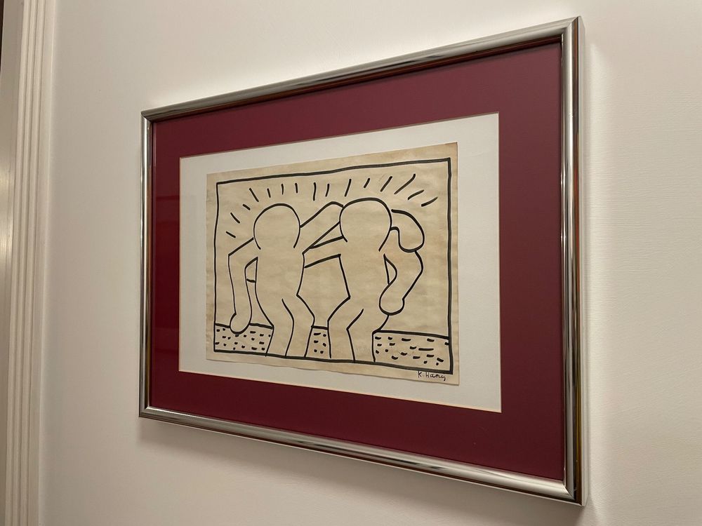 Original Skizze von Keith Haring mit Zertifikat (Gebraucht) in Basel ...