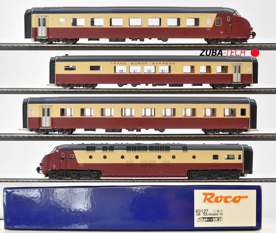 Roco 63127 Dieseltriebzug TEE RAm Arbalète 4-tlg SBB Digital (Gebraucht ...