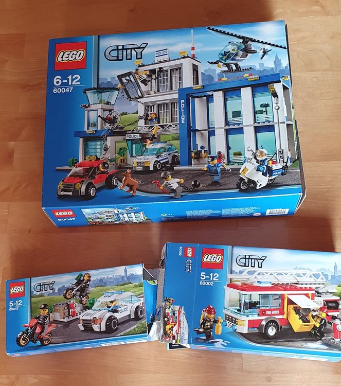 Lego City Police Station Set 60047, 60042, 60002 (Gebraucht) in ...