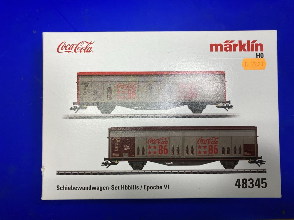 2 er Set Märklin Coca Cola Wagen 48345 (Neu und originalverpackt) in Niederbipp für CHF 52 – mit ...