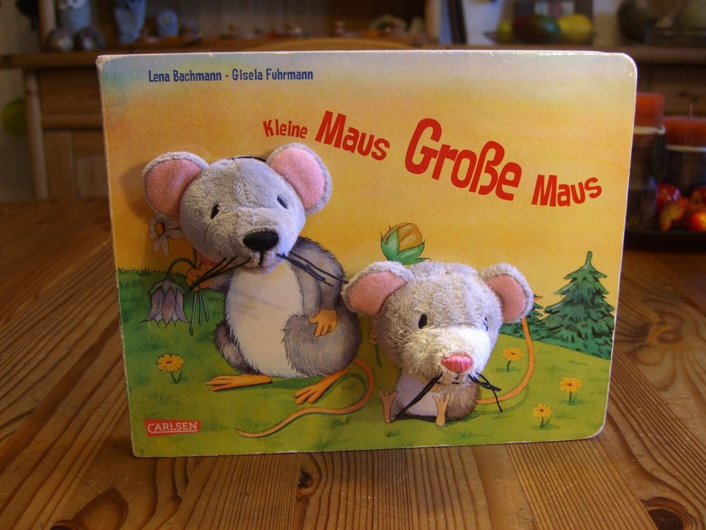süsses Fingerpuppen Buch "Kleine Maus Große Maus" | Acheter sur Ricardo