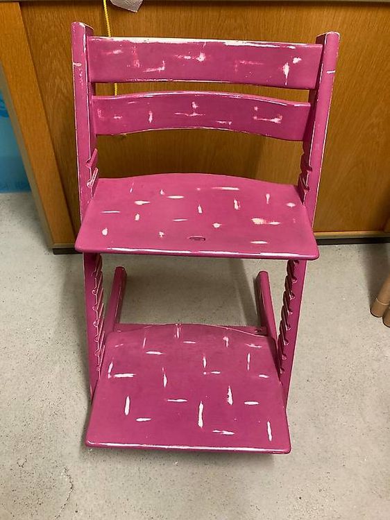Tripp Trapp von Stokke pink shabby chic style (Gebraucht) in zufikon ...
