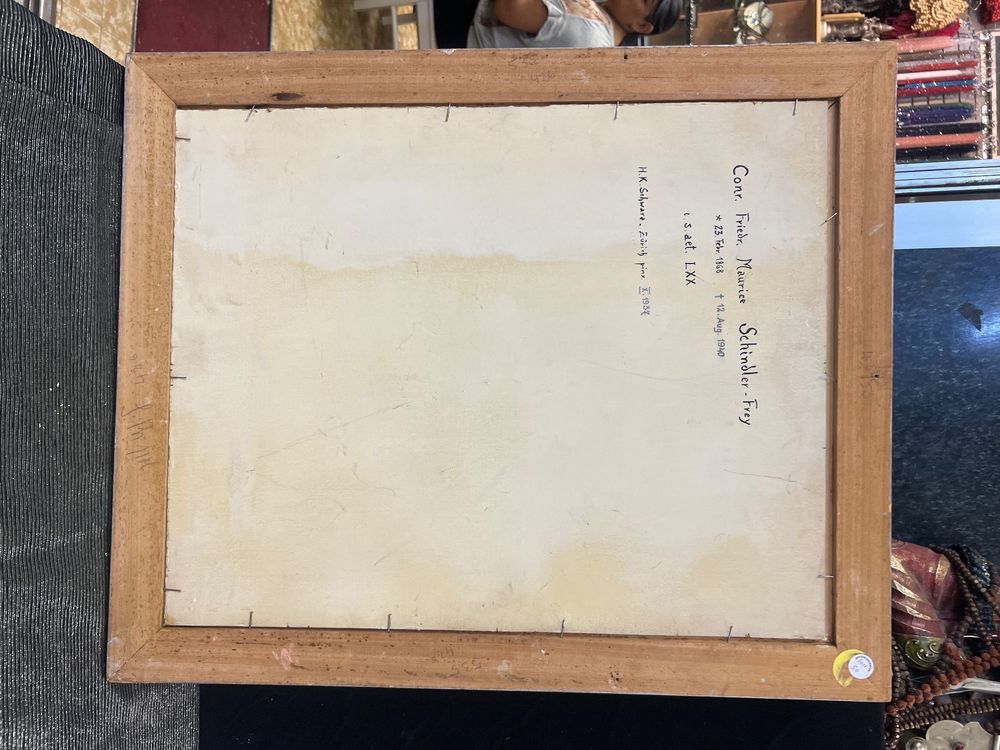 HANS KASPAR SCHAWARZ(1891-1966) HUILE SUR PANNEAU SIGNÉE1957 (Gebraucht ...