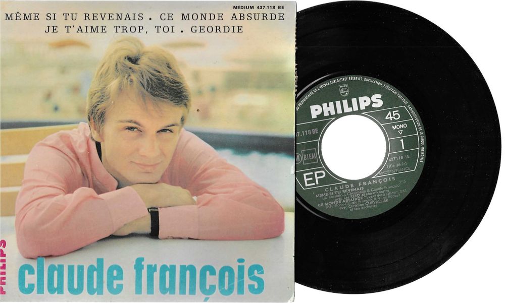 Claude François EP - Même si tu revenais (Gebraucht) in Savagnier für ...