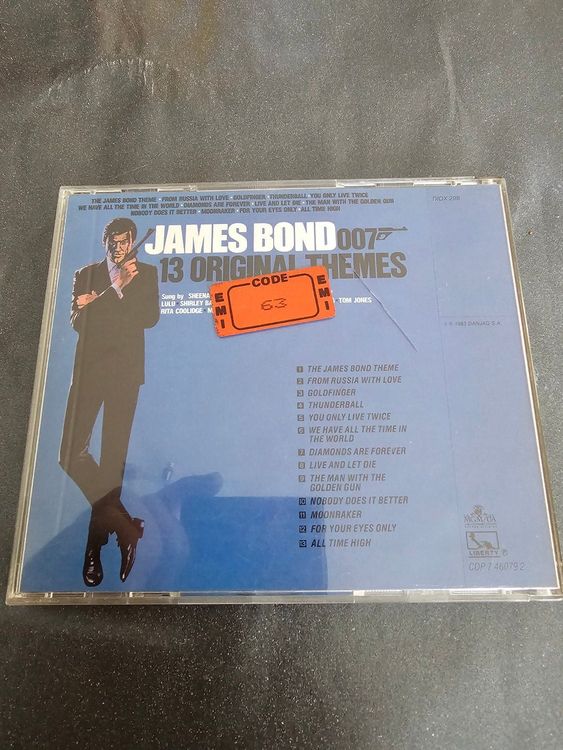 CD - Soundtrack - Various – James Bond - 13 Original Themes (Gebraucht ...