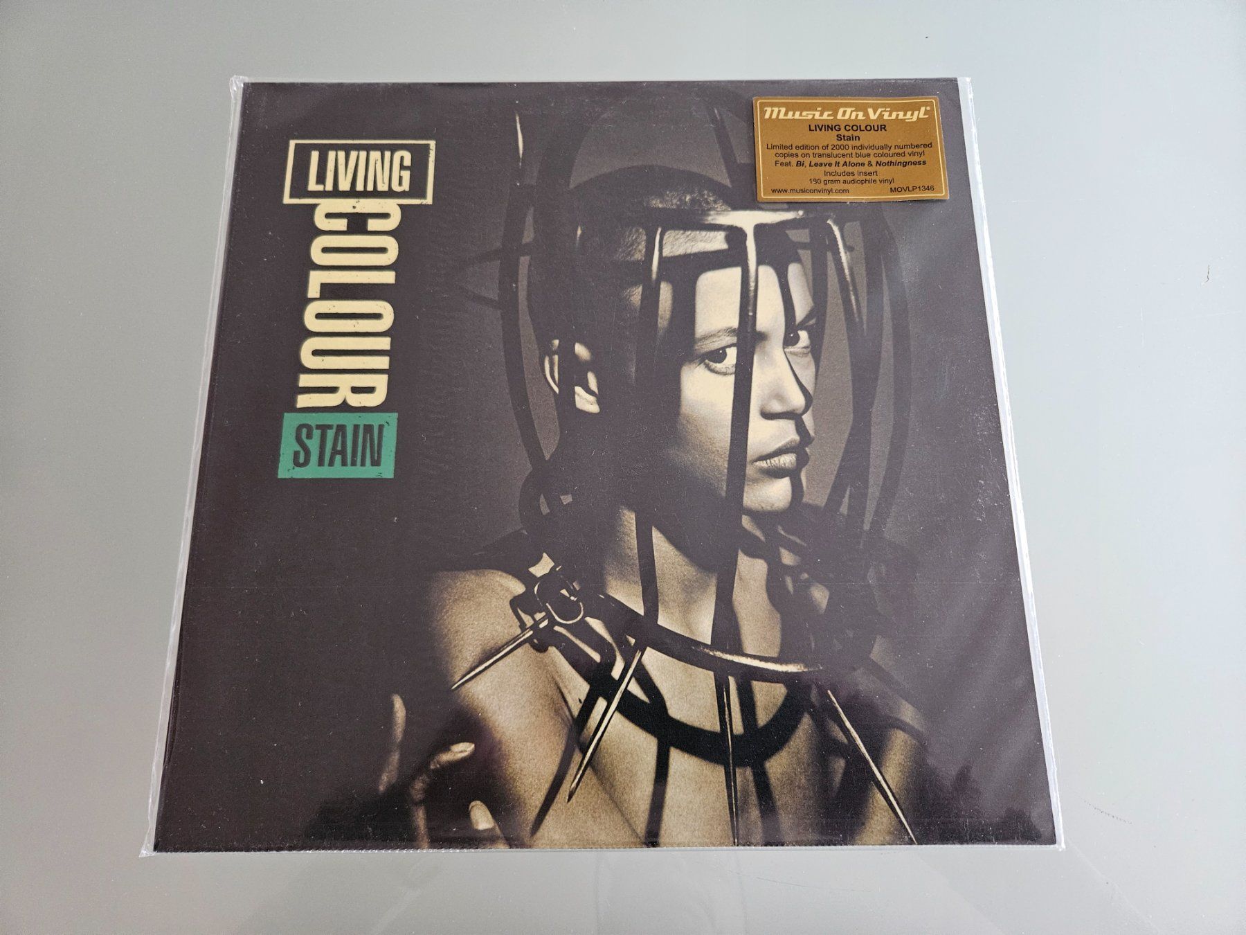 Living Colour Stain LP 180Gr Blue Vinyl Mint Funk Metal (Neu und ...