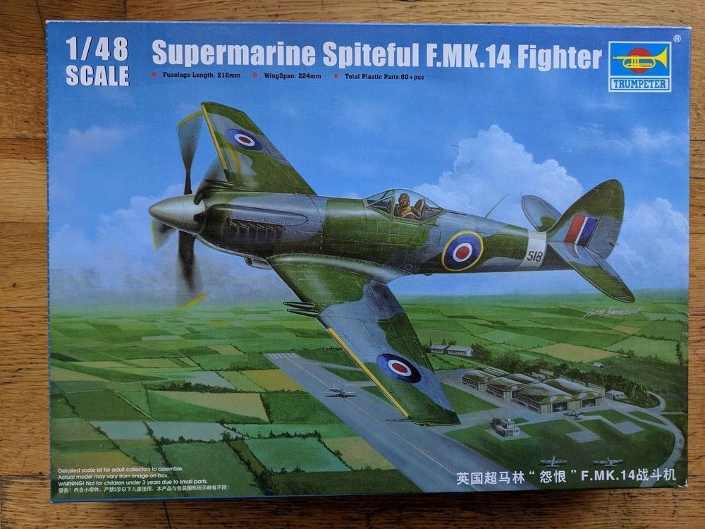 Supermarine Spiteful von Trumpeter (Neu und originalverpackt) in für ...