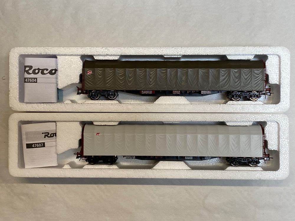 2 x Roco (H0 GS) FS Schiebeplanenwagen Rils | Kaufen auf Ricardo