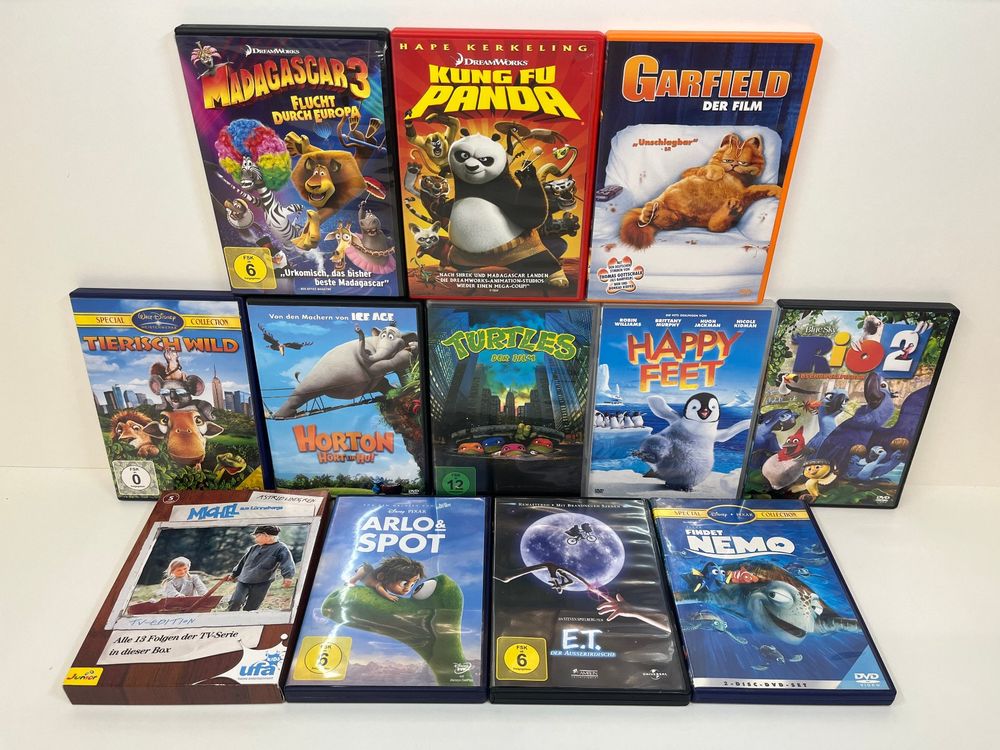 Riesige DVD-Sammlung - 113 Kinderfilme, deutsch (Gebraucht) in Lachen ...