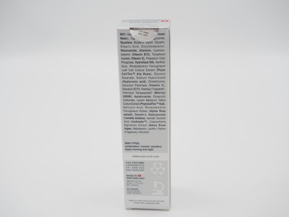 A.G.E. Stop Swiss Face Cream (25120145) (Neu und originalverpackt) in ...