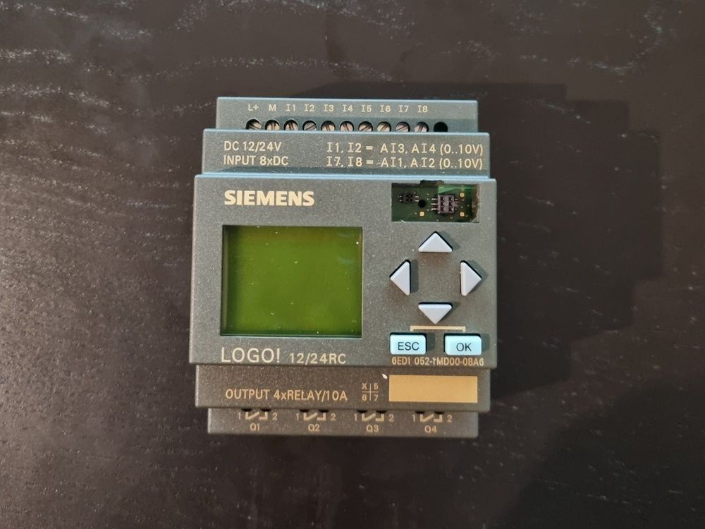 Siemens LOGO! 12/24RC, 4 Relais, Occasion (Gebraucht) in Zeihen für CHF ...