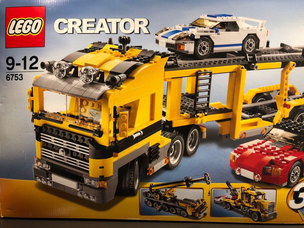 Lego 6753 - Creator 3 in 1 -Autotransporter/Kran/Abschlepper | Kaufen ...