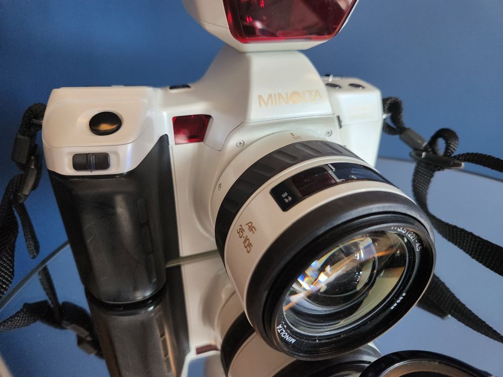 Minolta Dynax 8000i Kit Pearl, selten, funktioniert | Kaufen auf Ricardo