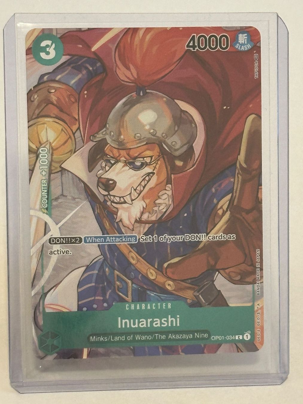 Inuarashi OP01-034 V.2 Pre-Errata – One Piece TCG – NM (Gebraucht) in ...