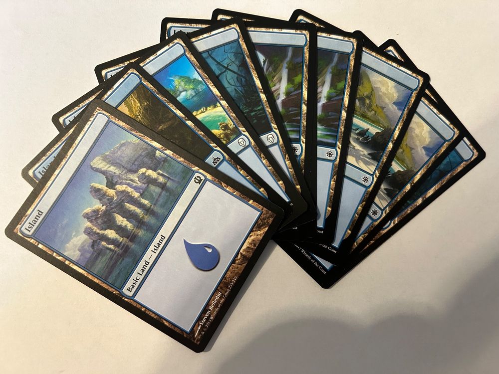 Magic the Gatering (MTG) Basic Land Island (Englisch) 10stk. (Gebraucht) in Wangen an der Aare ...