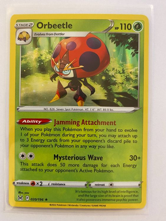 Pokemon Orbeetle 020/196 Lost Origin EN | Kaufen auf Ricardo