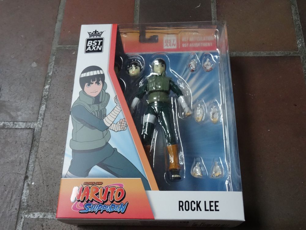 Naruto BST AXN Actionfigur Rock Lee 13 cm (Neu und originalverpackt) in ...