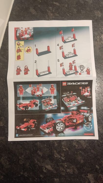 Lego Racers 8389 M. Schumacher und R.Barrichello Podium | Kaufen auf ...