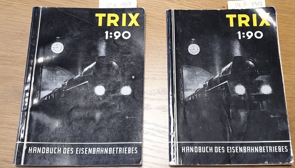 Zwei TRIX Handbücher: 12. Auflage 1957/14. Auflage 1959 (Gebraucht) in ...