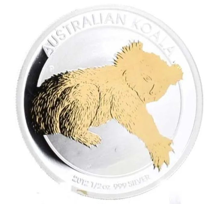 1/2 OZ Silber Koala 2012 mit Teilvergoldung in Kapsel (Neu und originalverpackt) in für CHF 25 ...