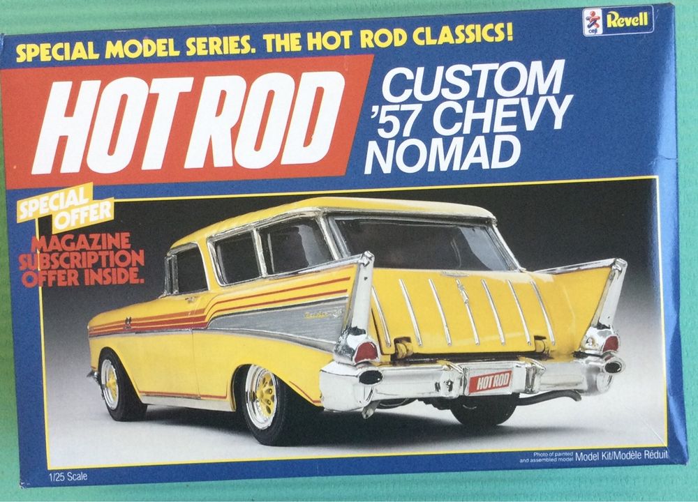 Revell Hot Rod Customer 57 Chevrolet nomad 1/25 1985 neu OVP (Neu und ...