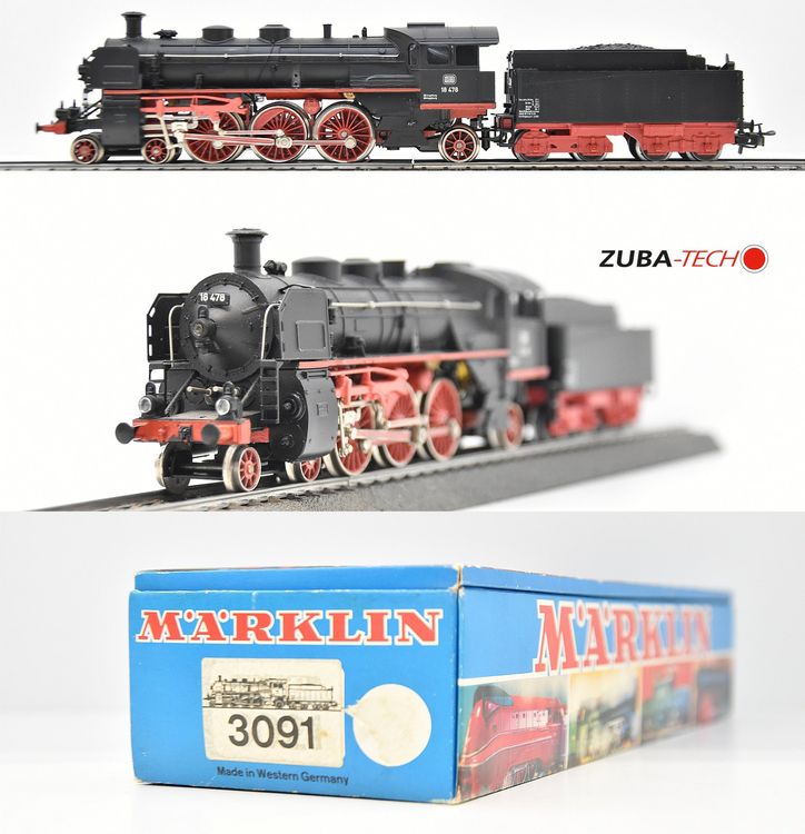 Märklin 3091 Dampflok BR 18 DB H0 WS Analog mit OVP | Kaufen auf Ricardo