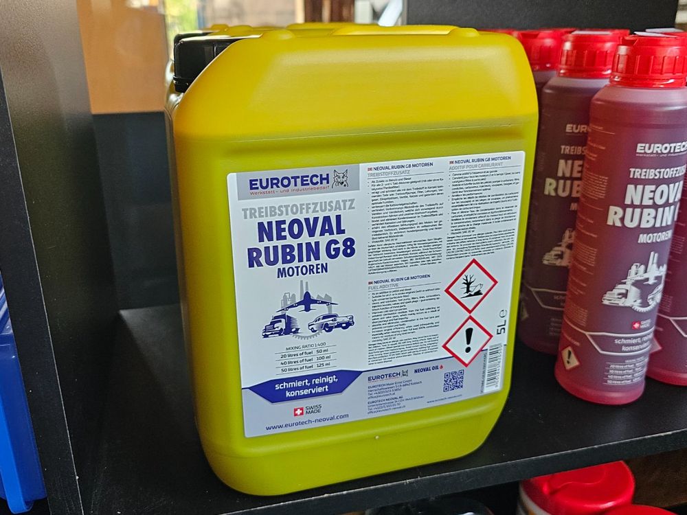 Neoval Rubin G8-Motoren Treibstoff Zusatz 5 Liter (Neu und ...