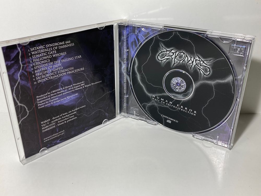 Crionics CD Human Error: Ways to selfdestruction (Gebraucht) in ...