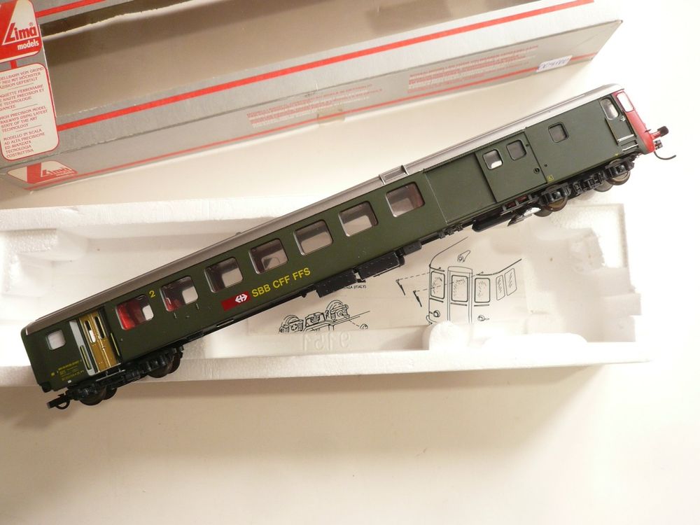 STEUERWAGEN LIMA H0 DC ROTE FRONT LICHTWECHSEL 3/1 WEISS/ROT (Neu (gemäss Beschreibung)) in ...