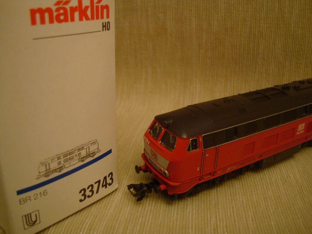 Märklin H0 - 33743 - Diesellok BR 216 DB - WS (Gebraucht) in Neuenegg ...