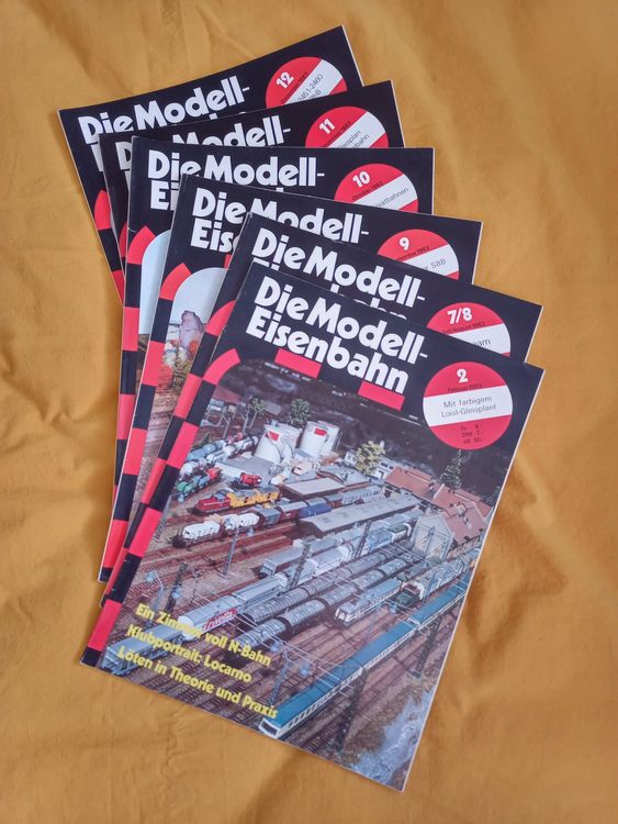 Die Model-Eisenbahn - leider nur 4 Einzelhefte - 1983 | Kaufen auf Ricardo